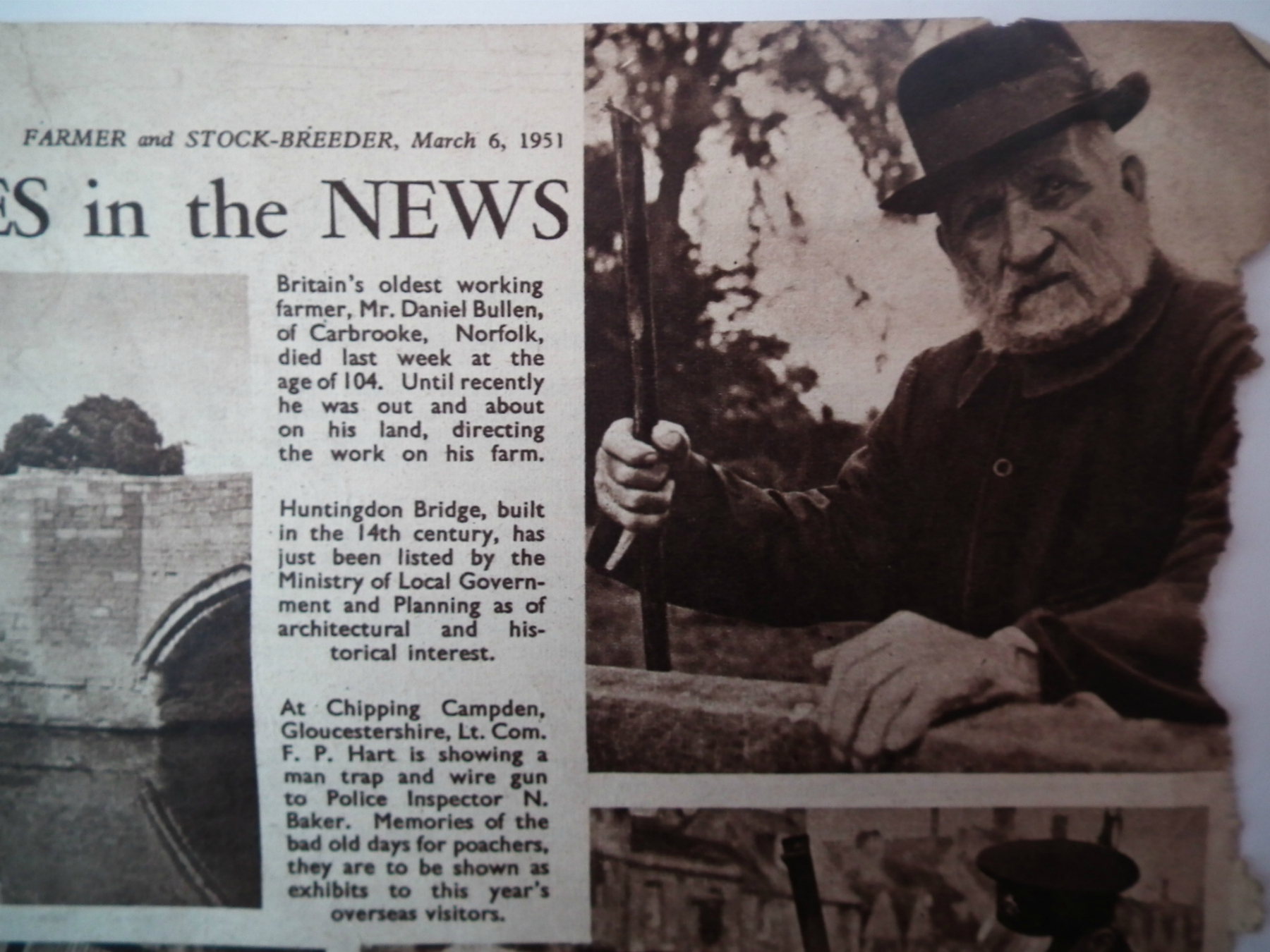 Daniel Bullen – Carbrooke History